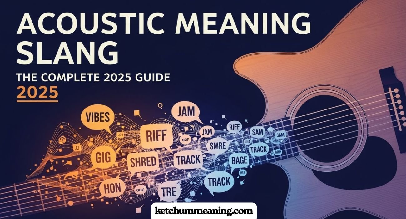 Acoustic Meaning Slang: The Complete 2025 Guide